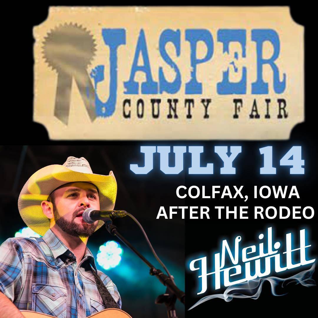 Neil Hewitt concert after the Rodeo by Jasper County Fair